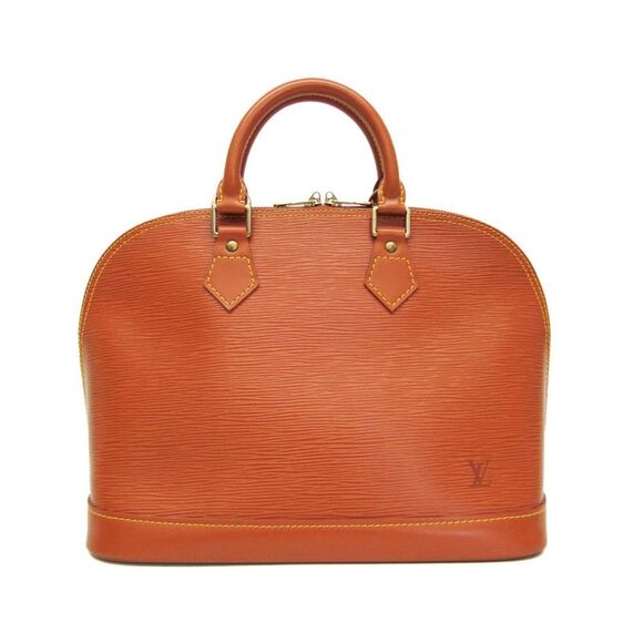 Louis Vuitton | Bags | Louis Vuitton Alma Gold Leather Handbag Preowned ...